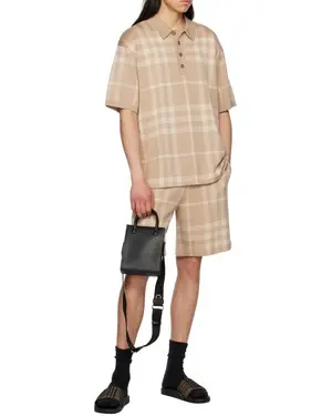 Burberry Denny Monogram-motif Messenger Bag