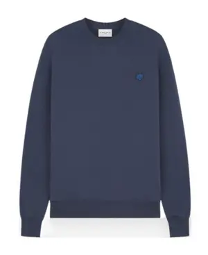 Maison Kitsuné Fox Patch Crewneck Sweatshirt