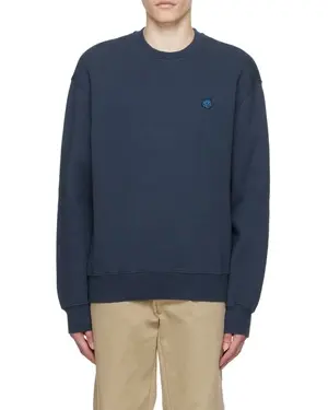 Maison Kitsuné Fox Patch Crewneck Sweatshirt