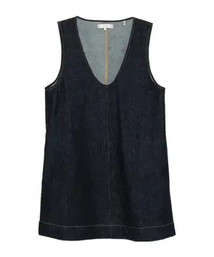 FRAME The Form Scoop-neck Mini Dress - Black