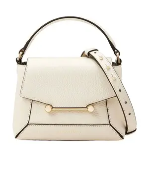 Strathberry Mosaic Flip Shoulder Bag - Vanilla