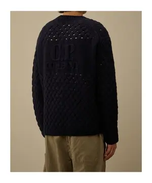 C.P. COMPANY Logo Crewneck Jumper