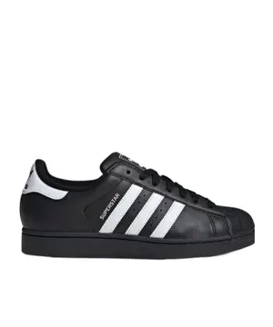 Adidas Originals Superstar Ii Lace-up Sneakers - Core Black/cloud White