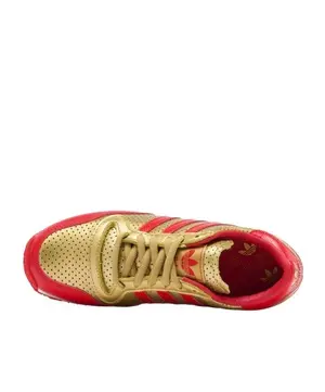 Adidas Galaxy Og Perforated Leather Trainers