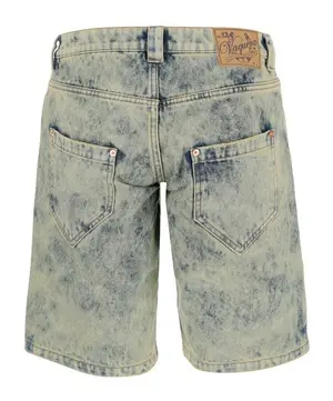 Vaquera Logo-patch Knee-length Denim Shorts