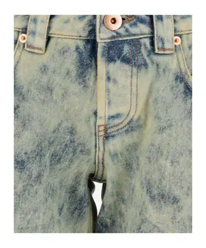 Vaquera Logo-patch Knee-length Denim Shorts