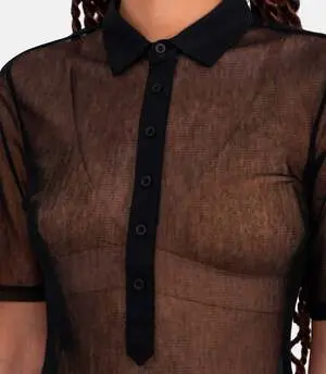 Paloma Wool Collared Short-sleeved Polo Shirt
