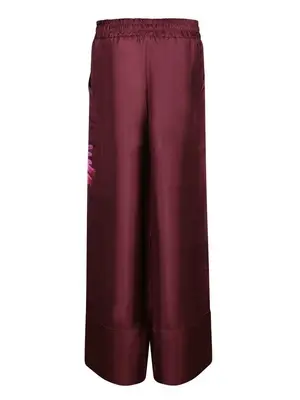 PIERRE-LOUIS MASCIA Floral Wide-leg Pants