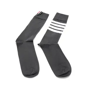 Thom Browne 4-bar Mid-calf Socks