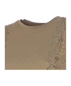 Liu Jo Embellished Crewneck T-shirt