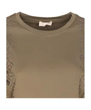 Liu Jo Embellished Crewneck T-shirt