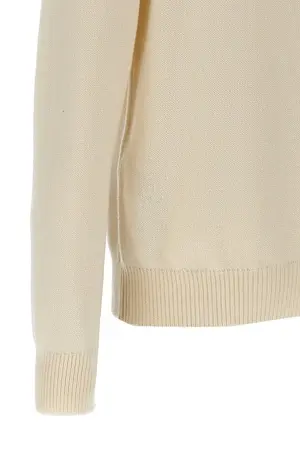 Gucci Long-sleeved Crew Neck Sweater - White