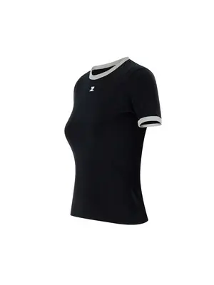 COURREGES Color-blocked T-shirt