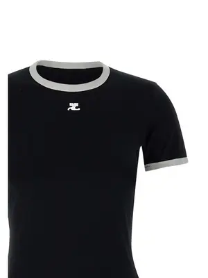 COURREGES Color-blocked T-shirt