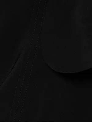 Norma Kamali Peter Pan Collar Cropped Jacket