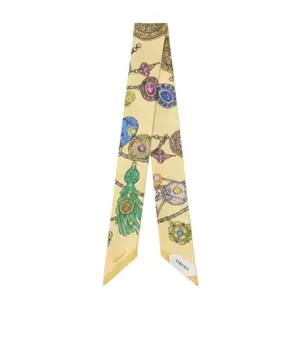 Versace Jewellery-print Silk Scarf
