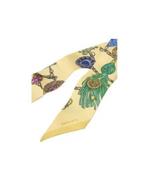 Versace Jewellery-print Silk Scarf