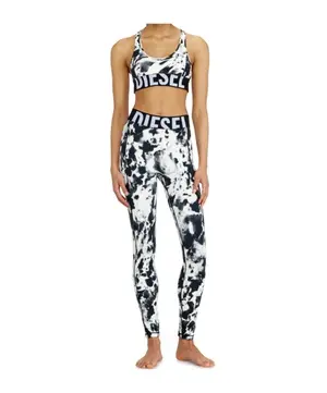 DIESEL® Sports Bra In Printed Microfibre