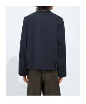Bottega Veneta Cotton Gabardine Harrington Jacket