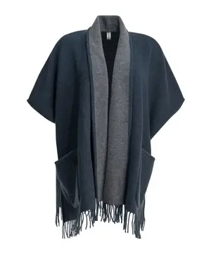 FERRAGAMO Shawl-style Coat - Blue
