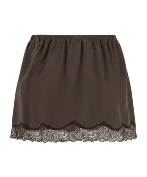 Magda Butrym 11 Lace-trim Mini Skirt
