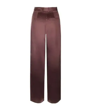 LOULOU STUDIO Vione Silk-blend Trousers
