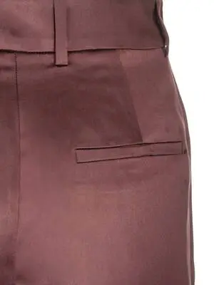 LOULOU STUDIO Vione Silk-blend Trousers