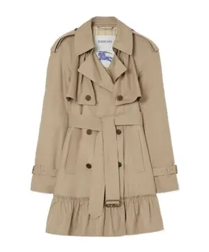 Burberry Short Gabardine Tillydrine Trench Coat