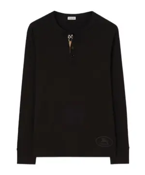 Burberry Long-sleeve Cotton Top