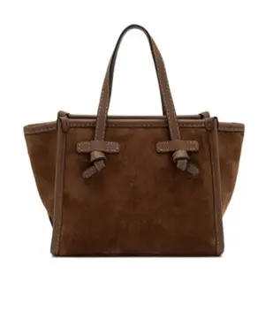 GIANNI CHIARINI Marcella Club Top Handle Bag - Cognac