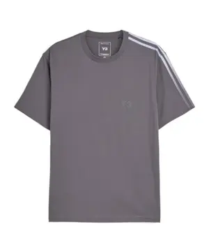 Y3 Gradient Stripes Short Sleeve T-shirt - Grey Five