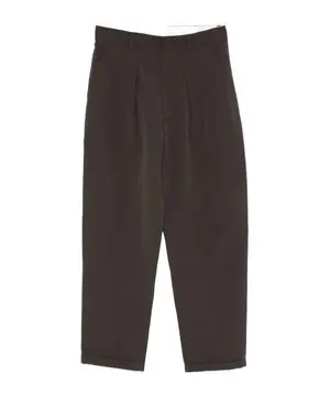 RANRA Pleated Relaxed Pants - Black