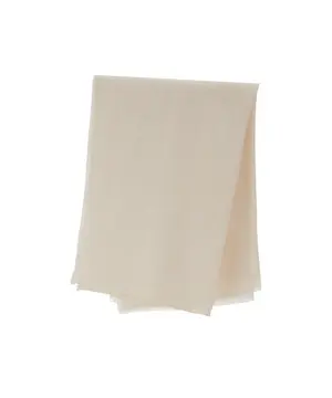 Elisabetta Franchi Raw Edge Scarf - Nude