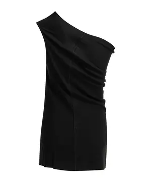 Rick Owens One Shoulder Asymmetrical Draped Top