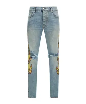 Amiri Belt Loop Jeans - Gray