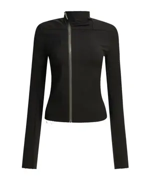Rick Owens Gary' Zipper Sweatshirt - Black