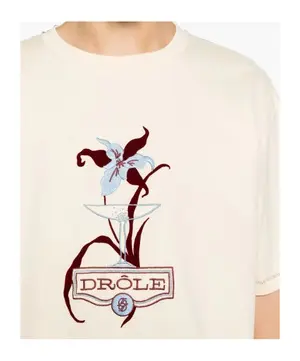 Drole De Monsieur Short-sleeved T-shirt - White