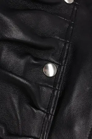 Vaquera Belted Leather Jacket