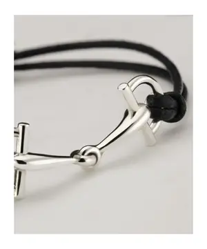 Gucci Staffa Leather Bracelet