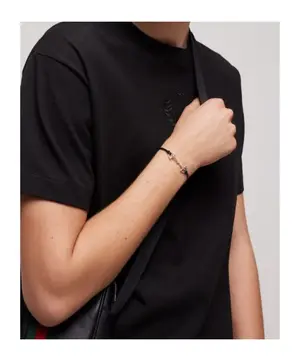 Gucci Staffa Leather Bracelet