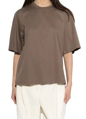 RÓHE Boxy Crew Neck T-shirt - No