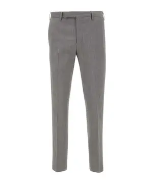 PT TORINO Casual Pants With Belt Loops - Light Grey