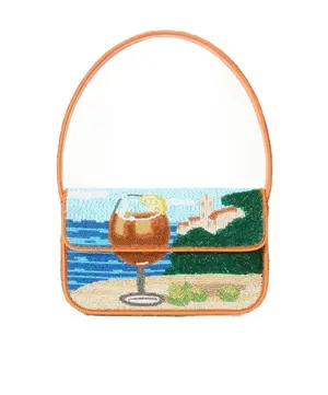 Staud Tommy Beaded Bag Sunset Spritz - Multicolor