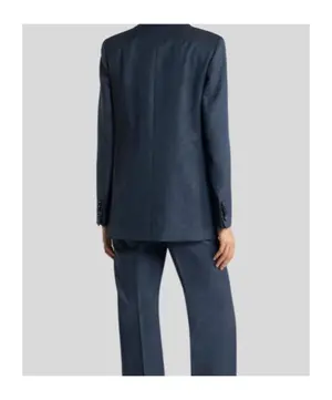 Etro Single-breasted Wool Jacquard Jacket With Paisley Motif