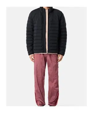 Stone Island Stand Collar Downjacket With Anti-drop Finish