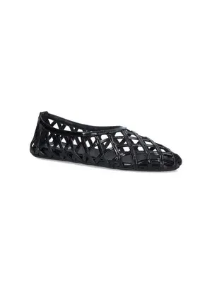 Alaïa Hollow Flat Shoes