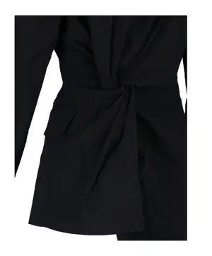 UMA WANG Draped Asymmetric Blazer