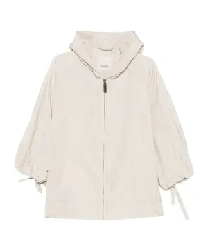Max Mara Hooded Zip-up Jacket