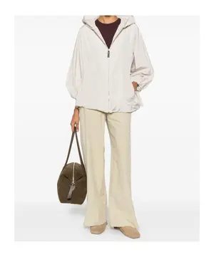 Max Mara Hooded Zip-up Jacket