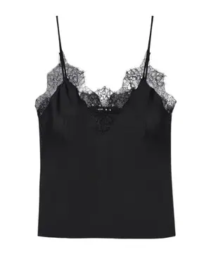ANINE BING Anine Bing Mael Lace Trim Camisole